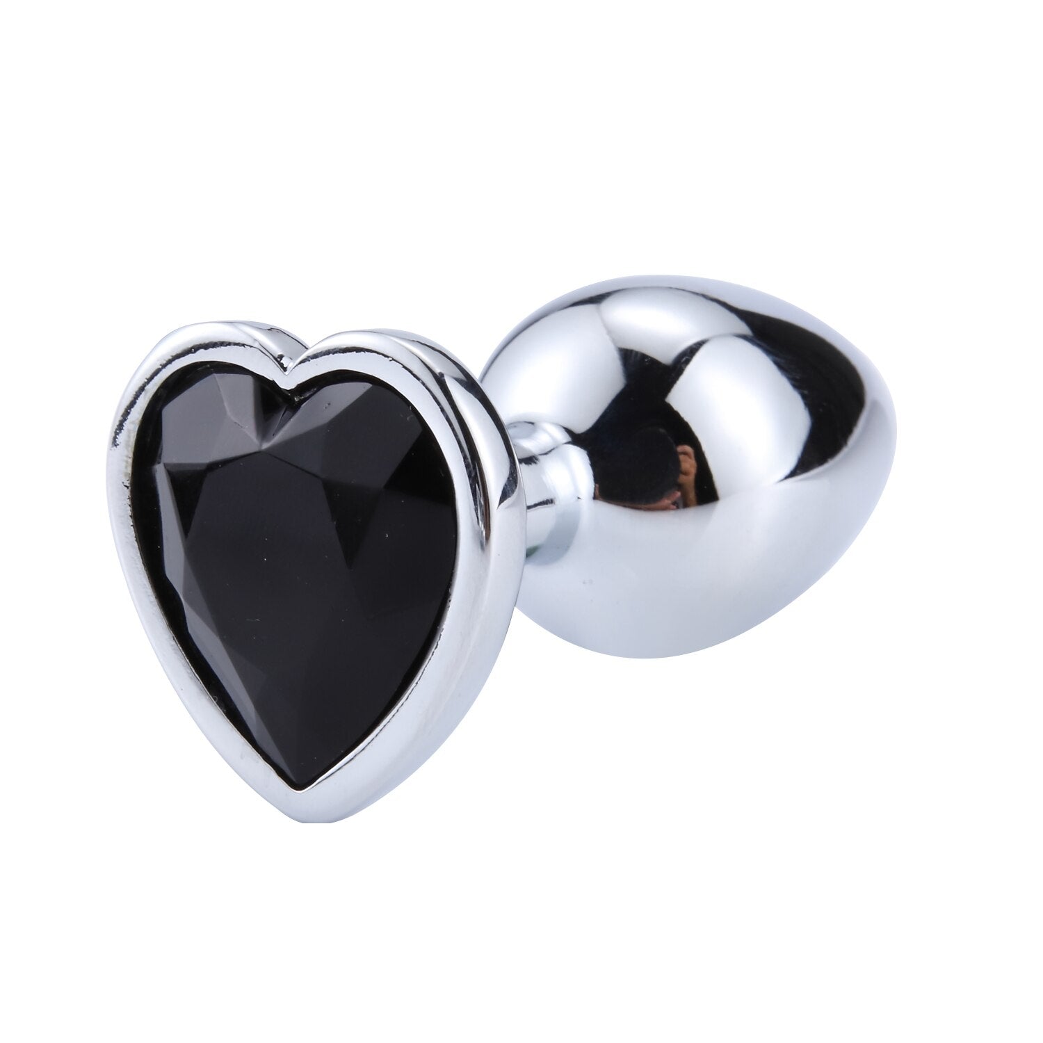 Heart shaped metal anal plug Sex Toys Stainless Smooth Steel Butt Plu ...